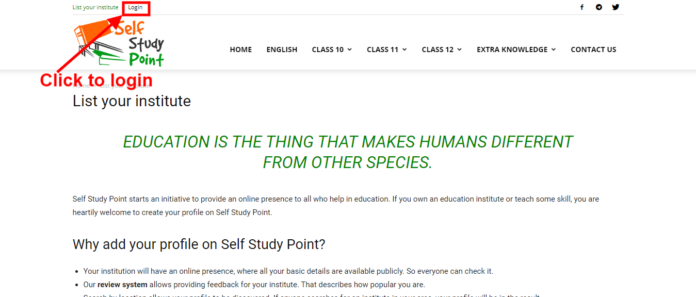 Guide to Add institute to SelfStudyPoint - Self Study Point